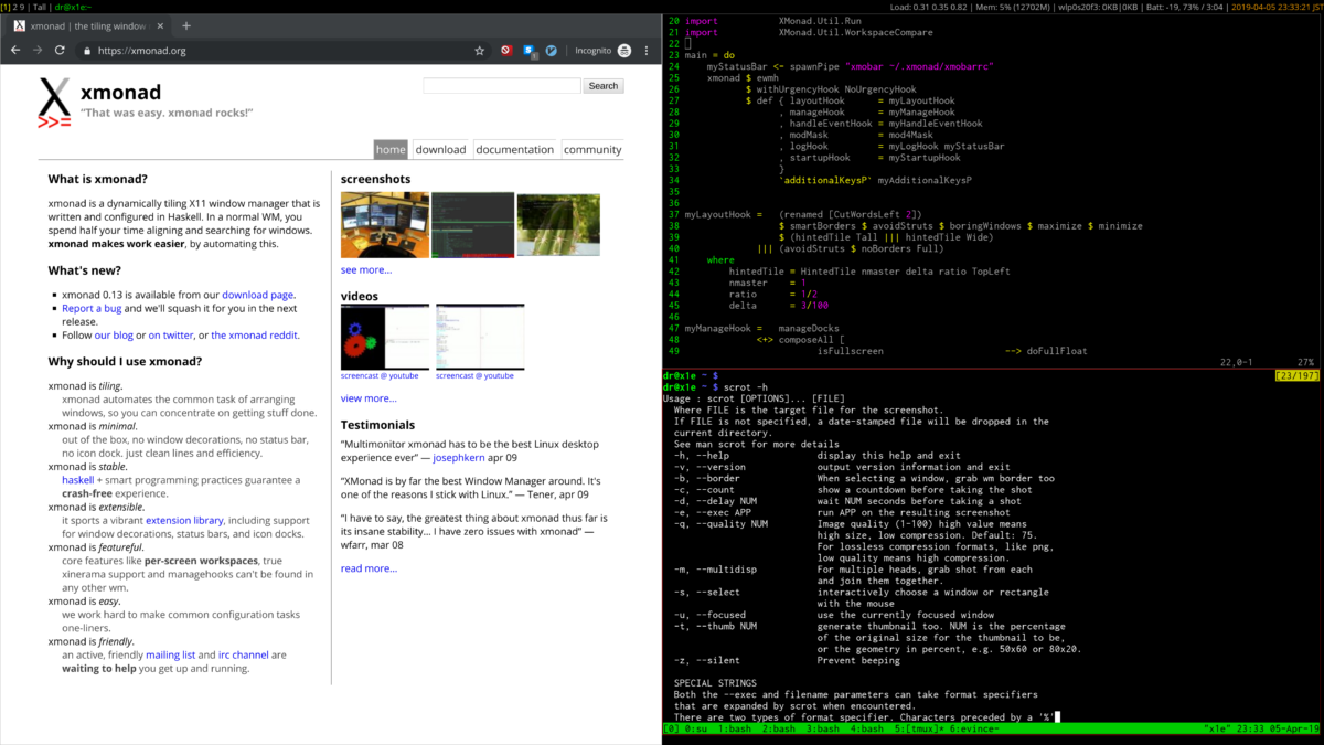 xmonad 設定ガイド – wp.drmn.jp